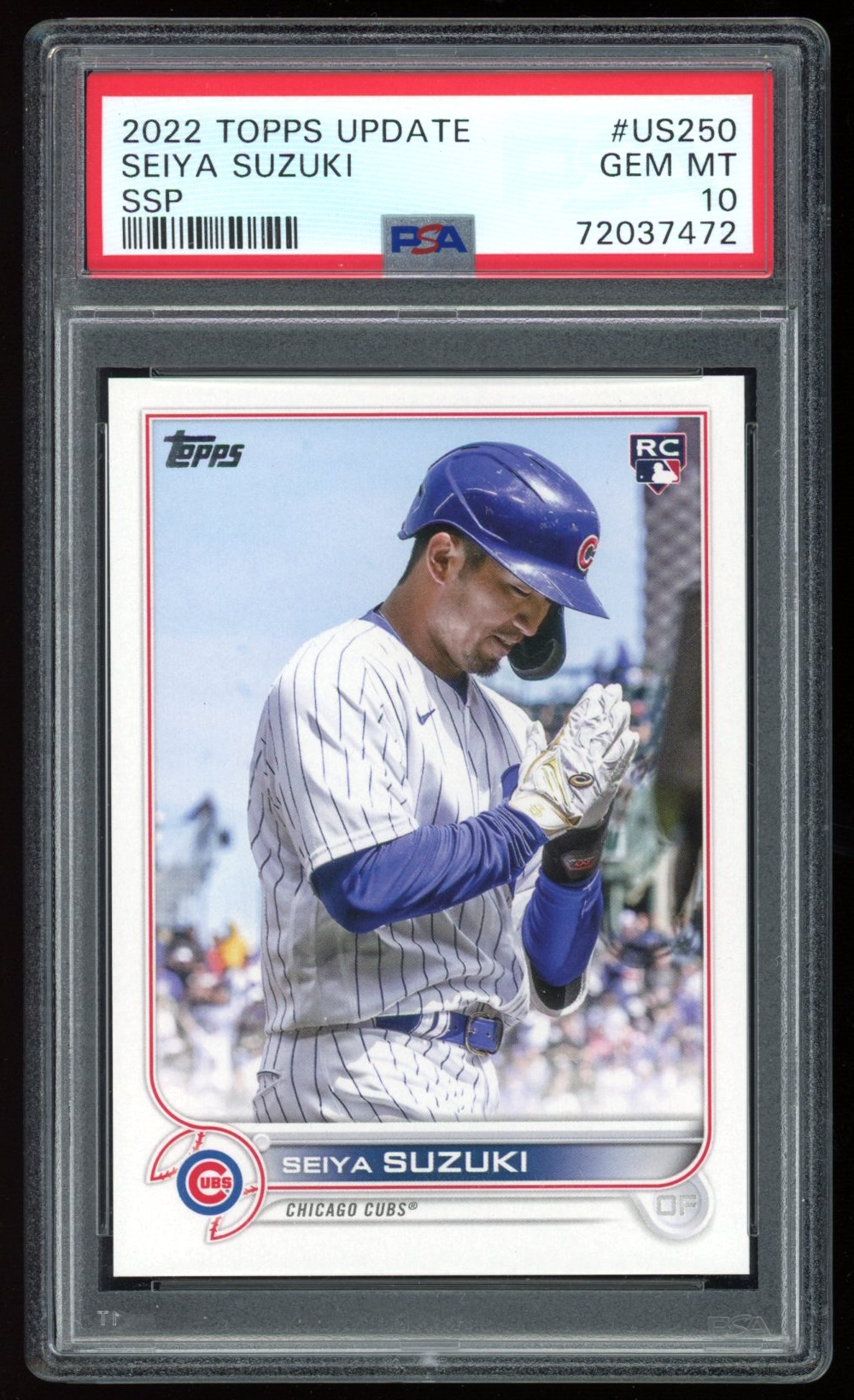 2022 Topps Update #US250 Seiya Suzuki – All the Cubs